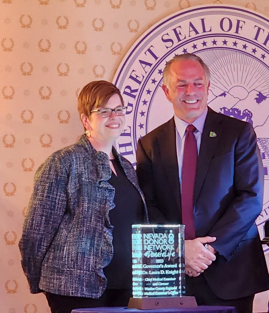 Washoe County Medical Examiner receives prestigious Governor’s Award ...