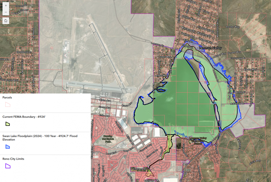Washoe County and FEMA update Swan Lake and Silver Lake floodplain risk ...
