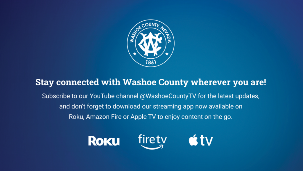 Washoe County launches video streaming app | Washoe Life